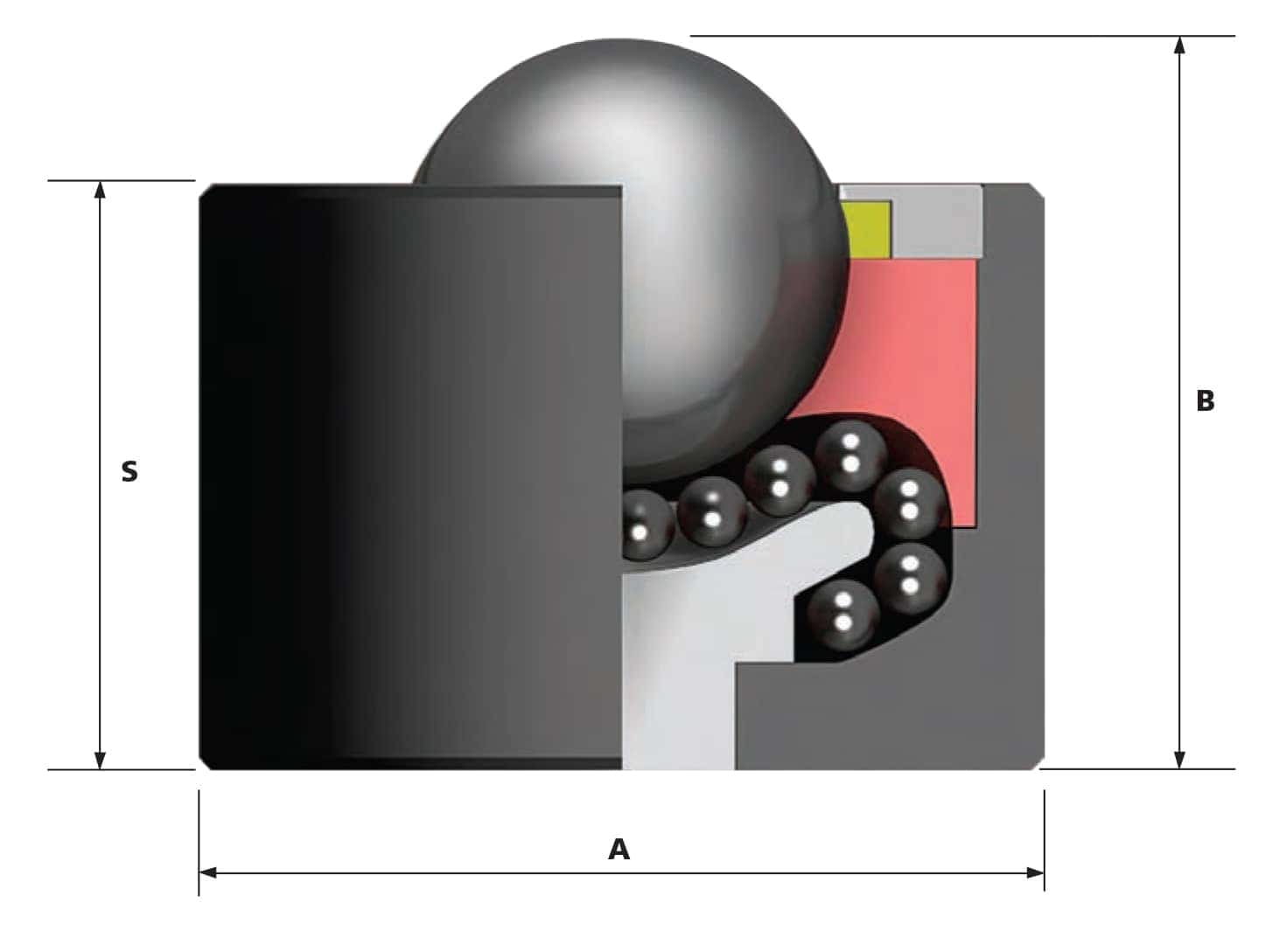Alwayse Ball Transfer Unit Hevi-Load Unit 0 - Alwayse